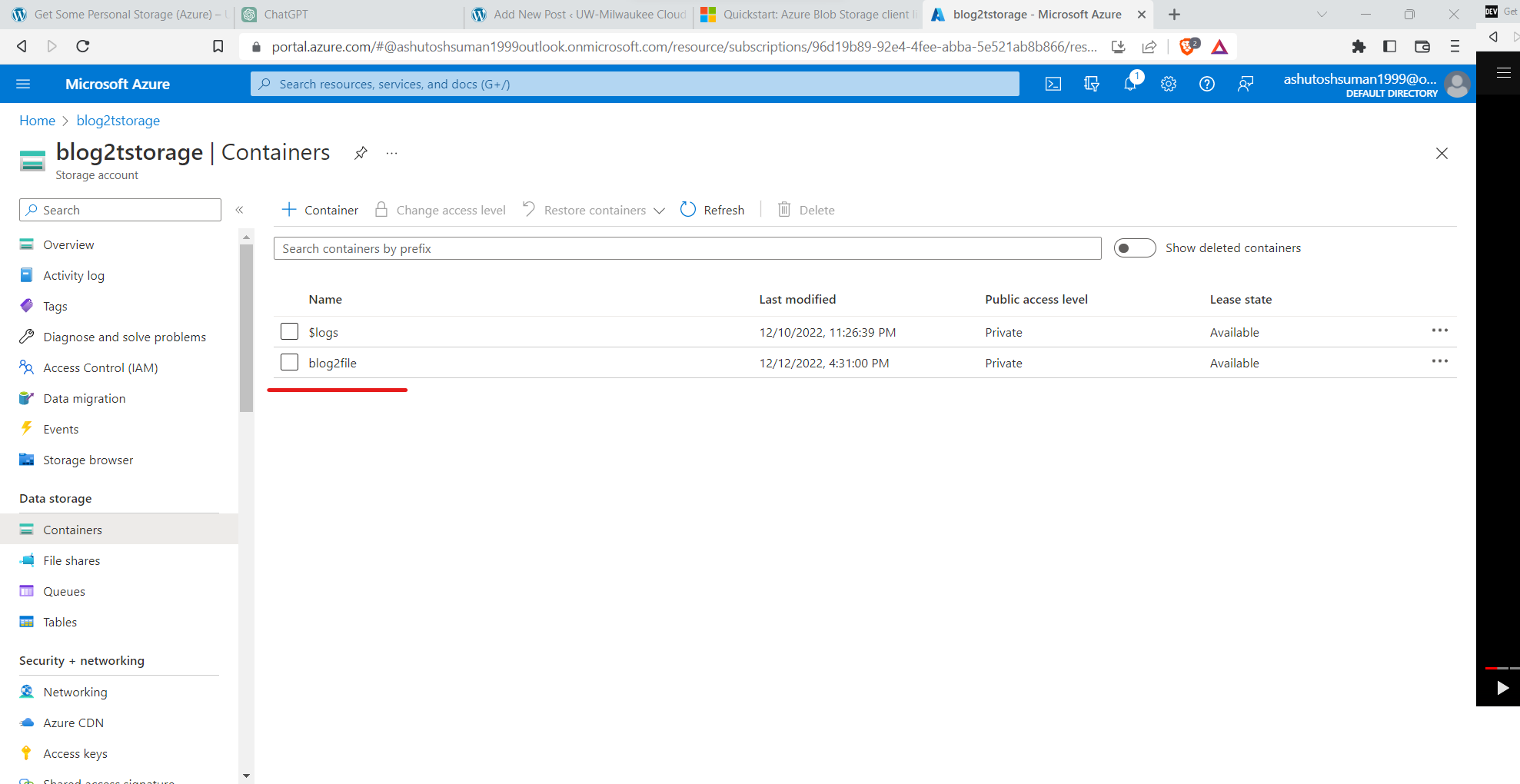 How to use Python to create, write to, and delete files in an Azure ...