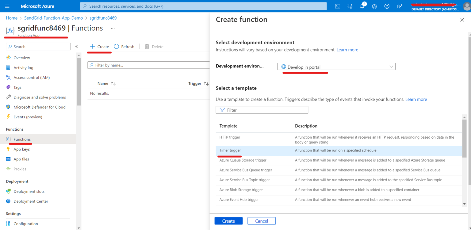 Scheduling Email Notifications Using Timer Triggers in Azure Functions ...