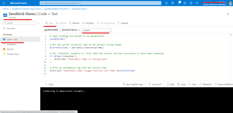 Scheduling Email Notifications Using Timer Triggers in Azure Functions – UW-Milwaukee Cloud ...