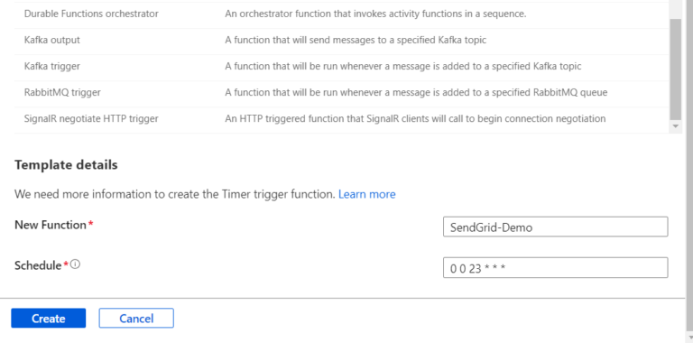 Scheduling Email Notifications Using Timer Triggers in Azure Functions – UW-Milwaukee Cloud ...