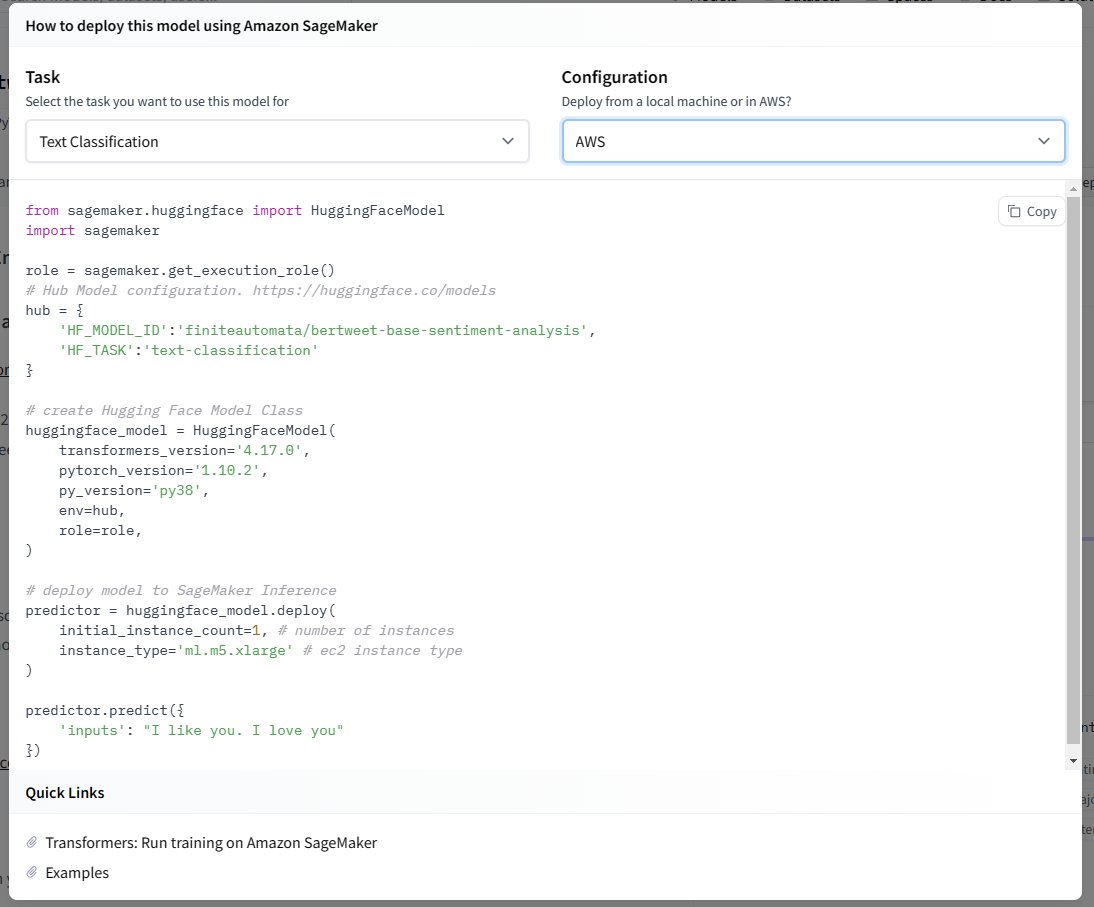 Deploying pretrained machine learning model via AWS SageMaker – UW-Milwaukee Cloud Computing