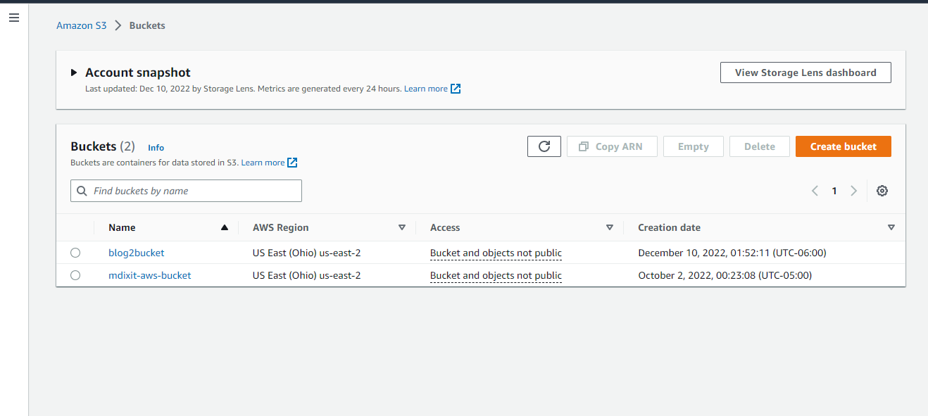 Blog 2 Copy An Object From One Aws S3 Bucket To Another S3 Bucket